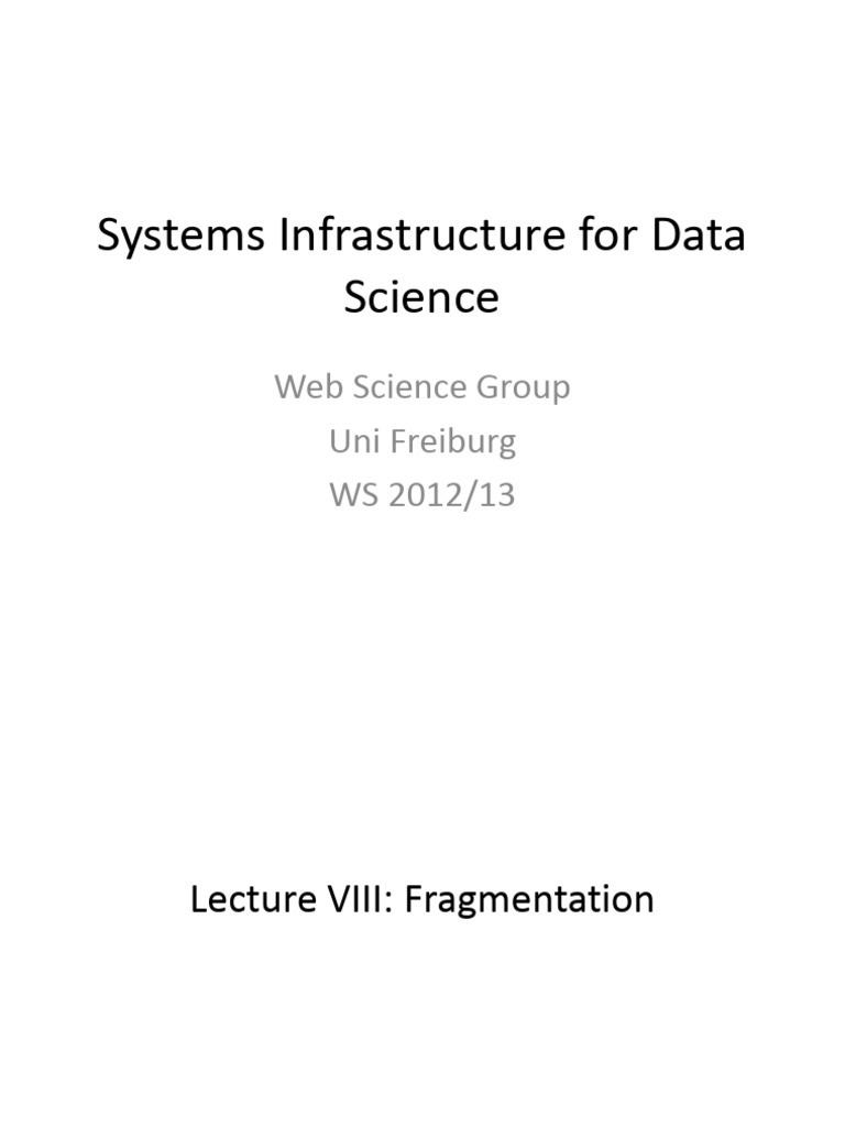 M2 L2 Fragmentation | PDF | Databases | Replication (Computing)