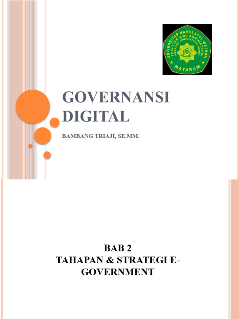 Bab 2 - Governansi Digital | PDF | Bisnis | Komputer