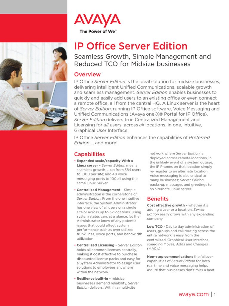 IP Office Server Edition SME7094 | PDF | Voicemail | Session Initiation ...