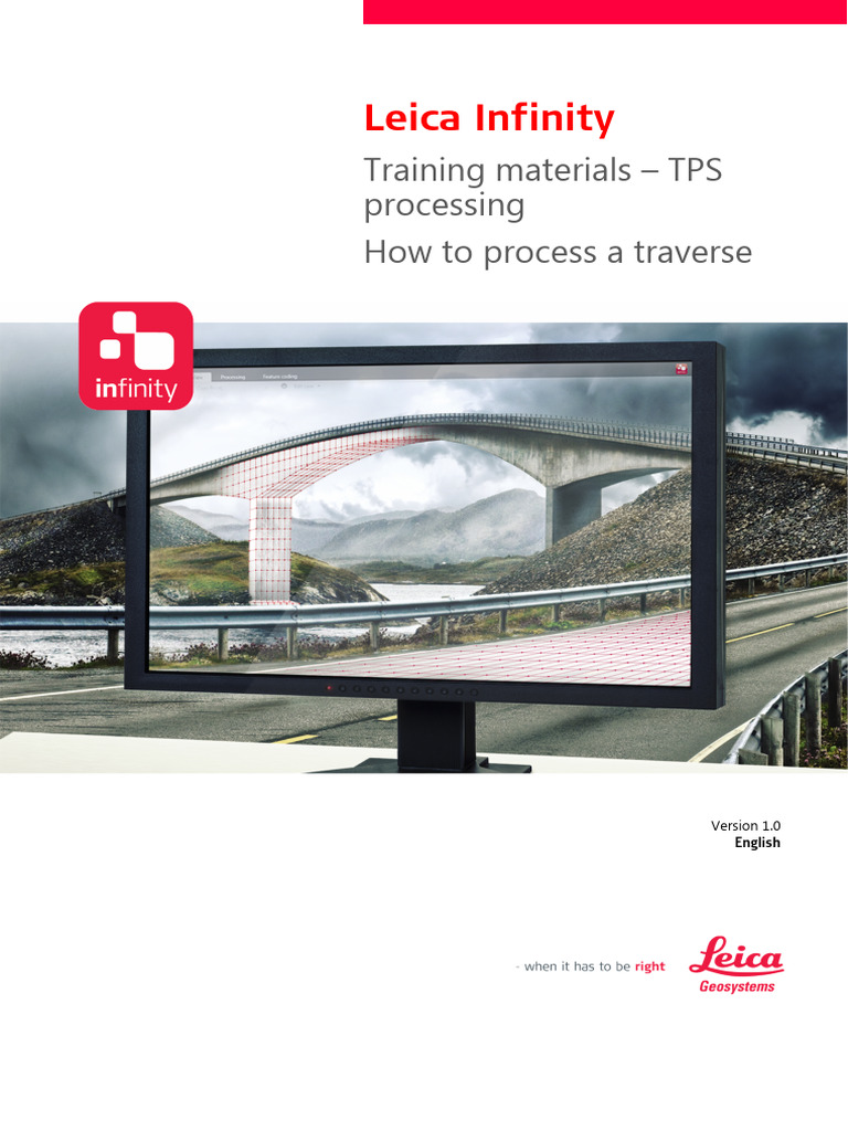 Leica Infinity Traverse Guide | PDF | Software | Computing
