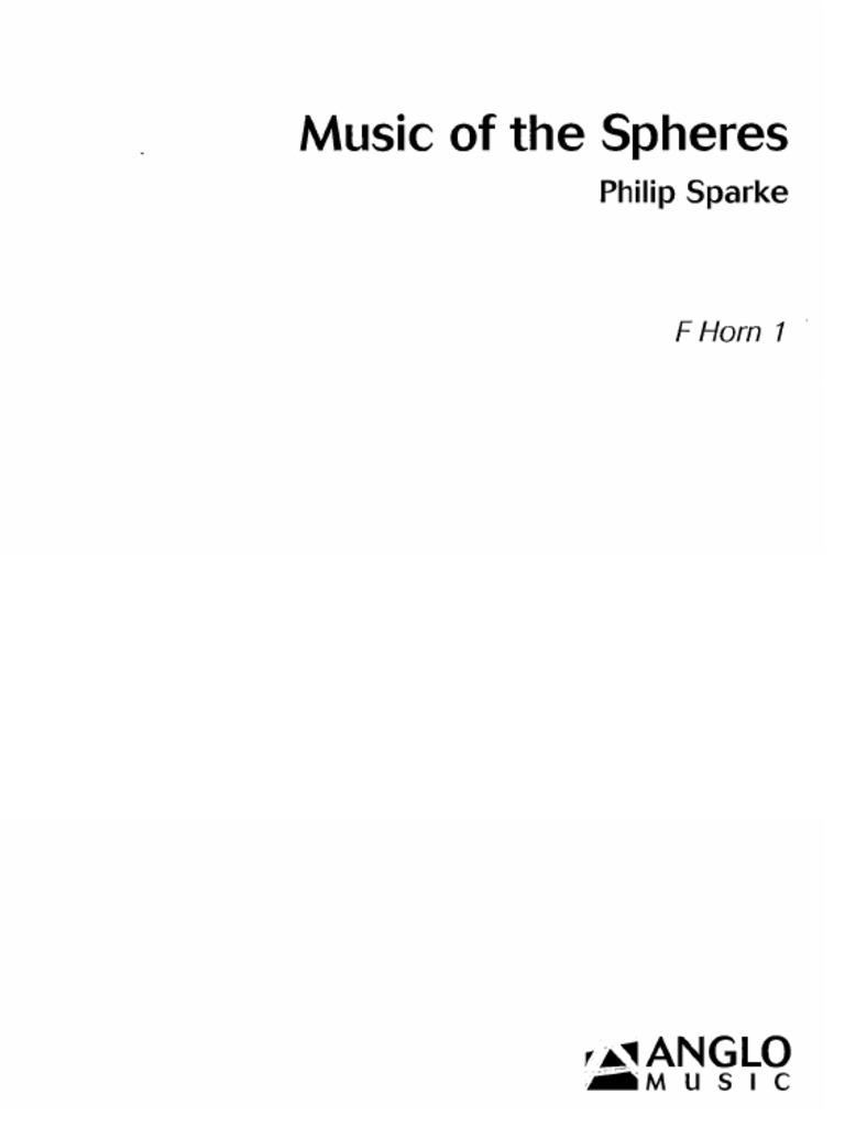 Brass Music of The Spheres | PDF