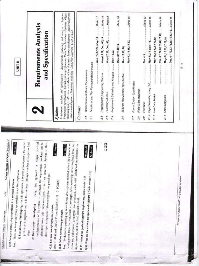 Oose Unit 2 Notes | PDF
