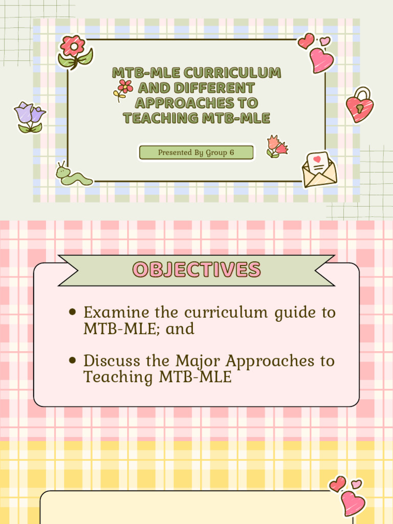 MTB MLE Curriculum and Different Approaches To Teaching MTB MLE | PDF | Second Language ...