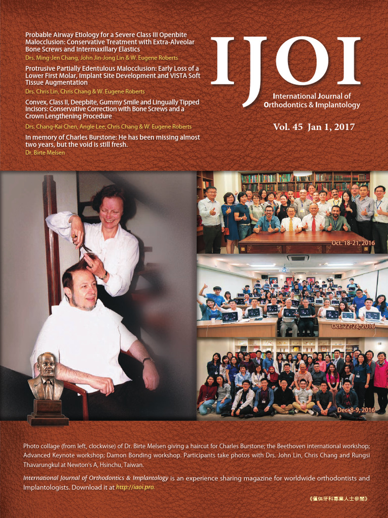 Ijoi Vol 45 | PDF | Dentistry Branches | Orthodontics