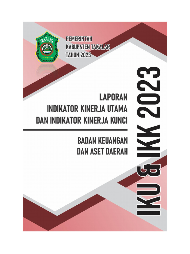 Laporan Realisasi IKU Dan IKK 2023 Fix | PDF
