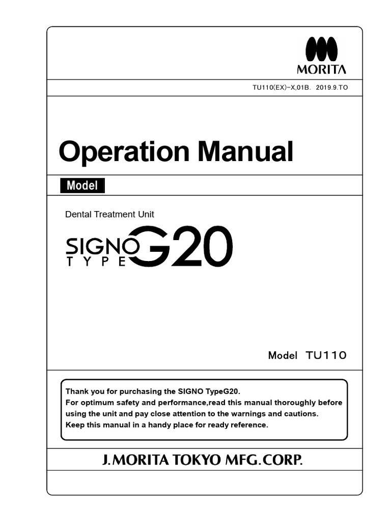 Instructions For Use Signo G20 X 01B | PDF | Switch | Syringe