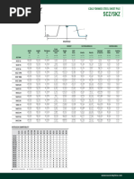 SCZ-SKZ-Sheet Pile - Data Sheet | PDF | Structural Engineering | Civil ...