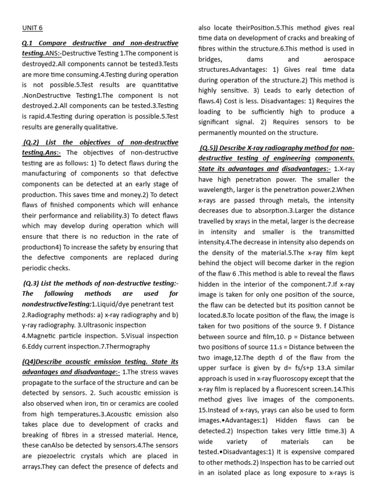 UNIT6 PHYSIC | PDF | Materials | Physical Sciences