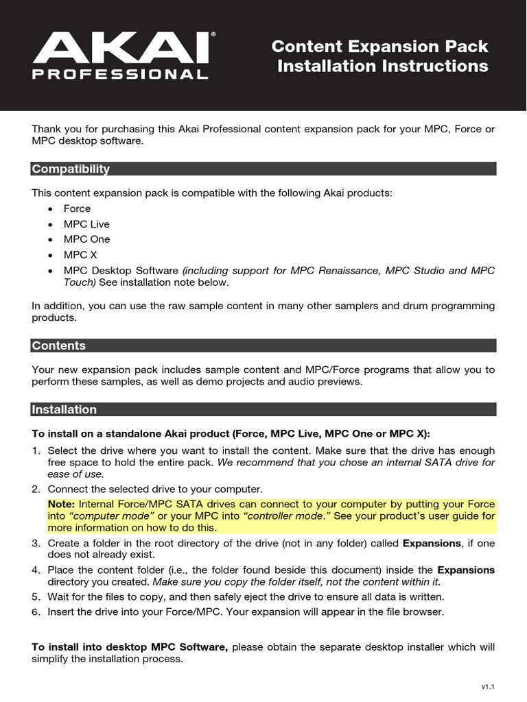 Expansion Pack Installation | PDF