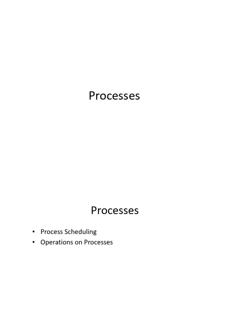 PCB and Process Operations | PDF | Process (Computing) | Scheduling (Computing)