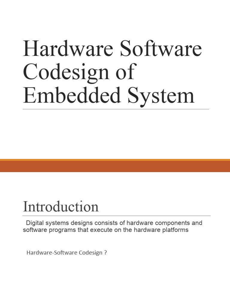 Introduction To Codesign | PDF | Field Programmable Gate Array | Embedded System
