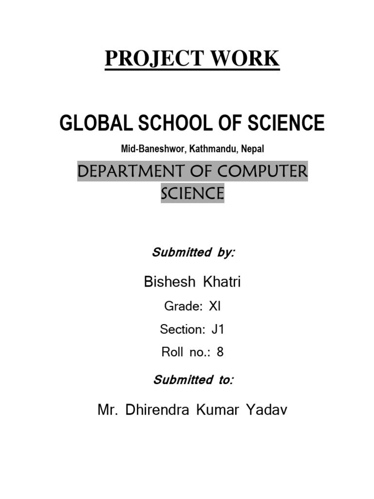 Project Work (Final) | PDF | Logic Gate | Boolean Algebra