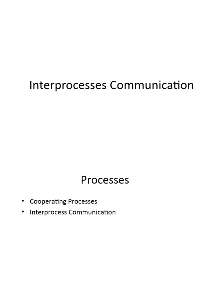Interprocess Communications | PDF | Computing | Computer Programming