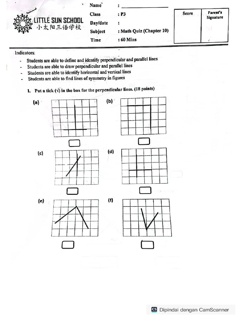 Line (Quiz) | PDF
