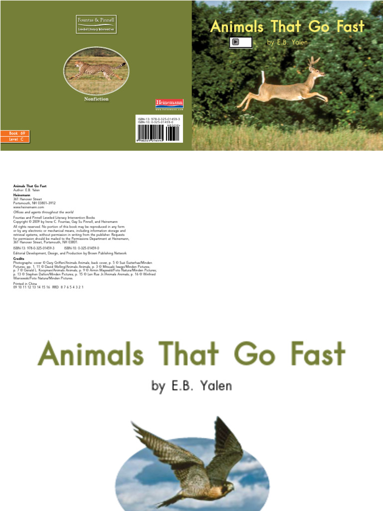69 Animals That Go Fast | PDF