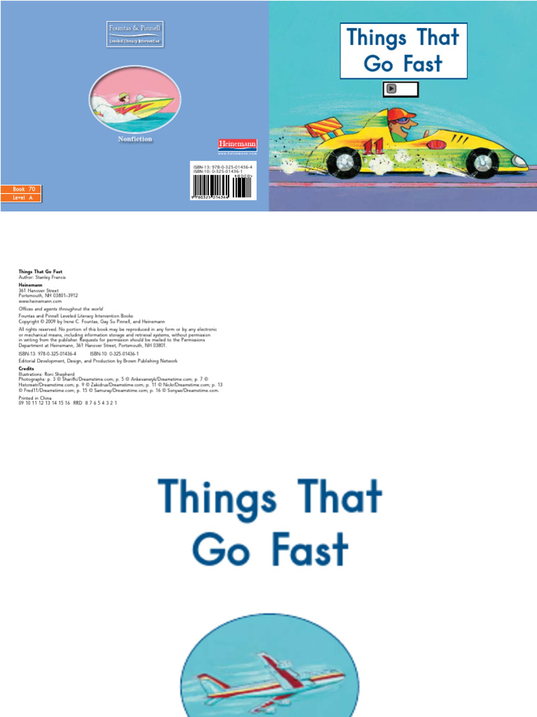 70 Things That Go Fast | PDF | Monopoly (Economics) | Written Communication