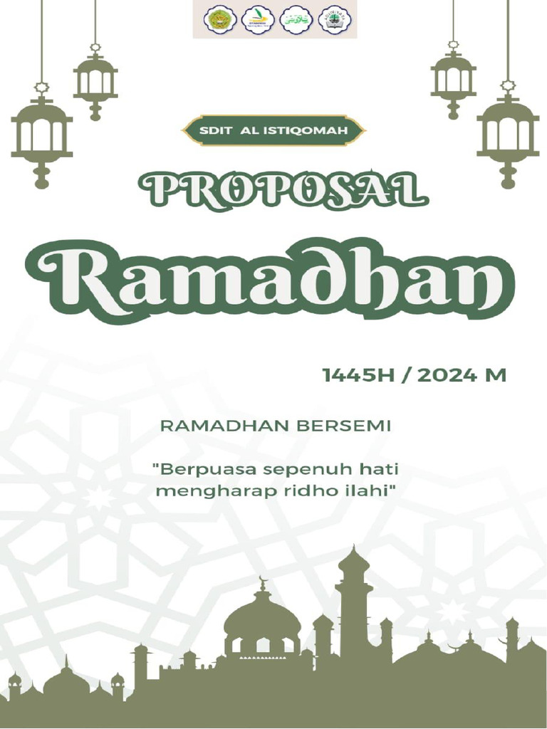 Proposal Ramadhan Ta-2024-2 Bismillah Jadi | PDF
