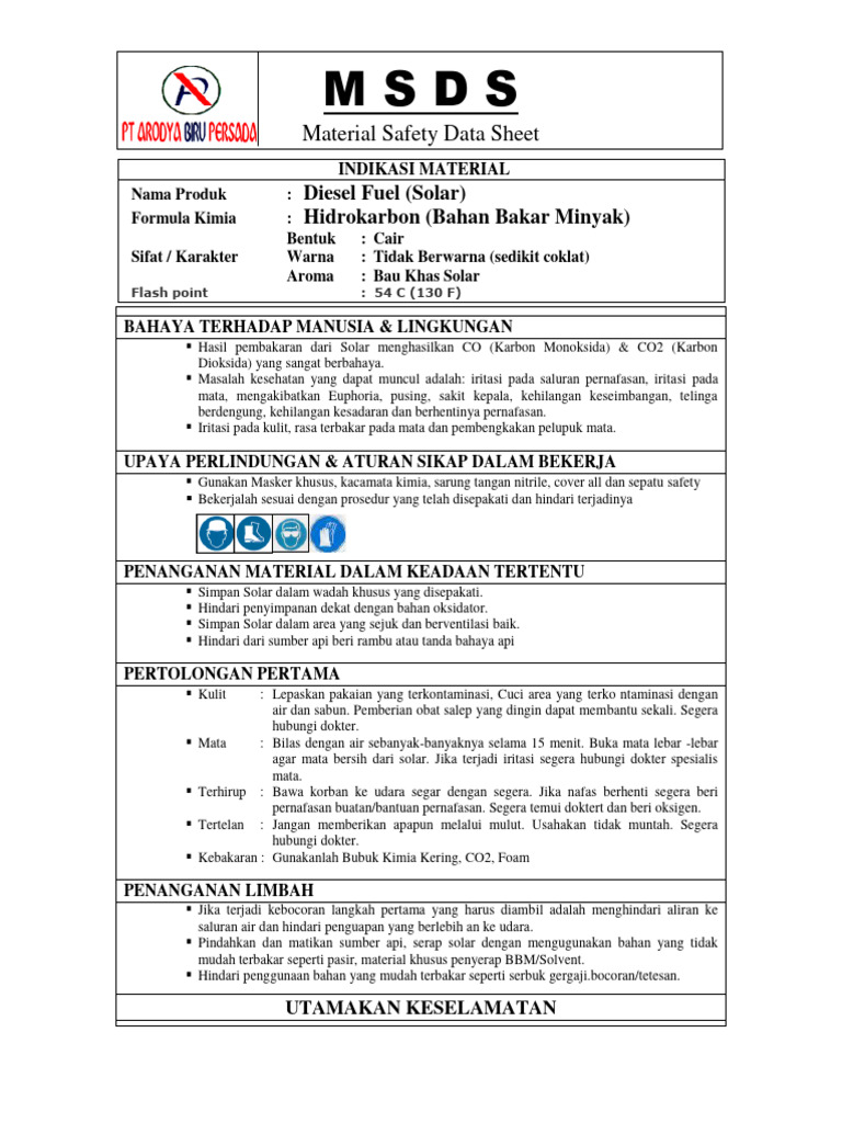 MSDS Solar | PDF