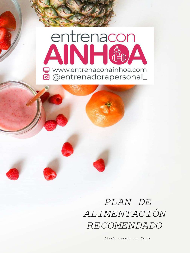 Plan de Alimentacion Recomendado | Descargar gratis PDF | ensalada ...
