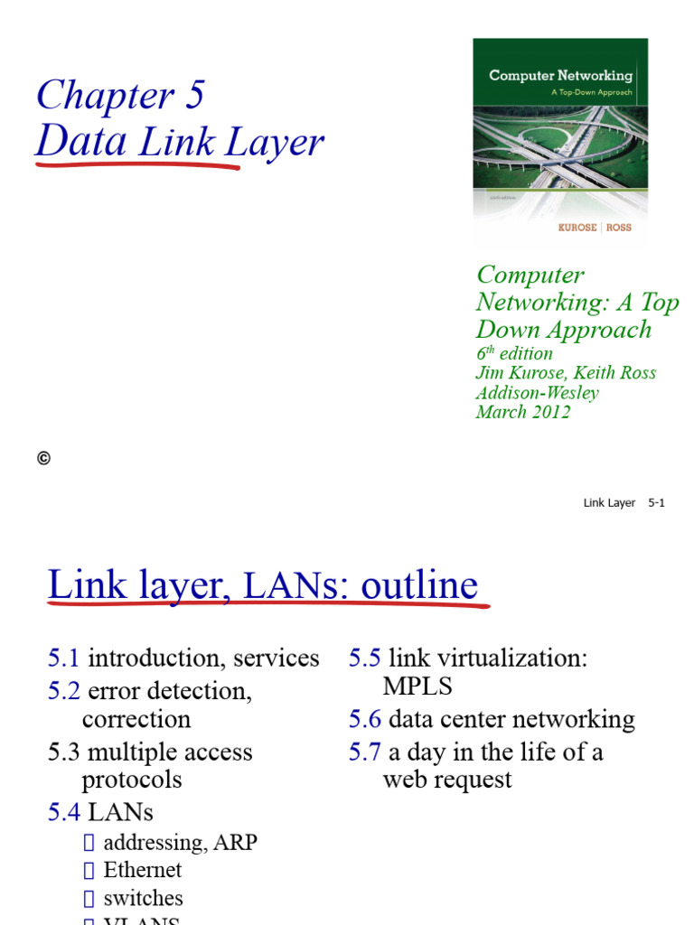 Chapter - 6 - Datalink Layer | PDF | Network Switch | Ethernet