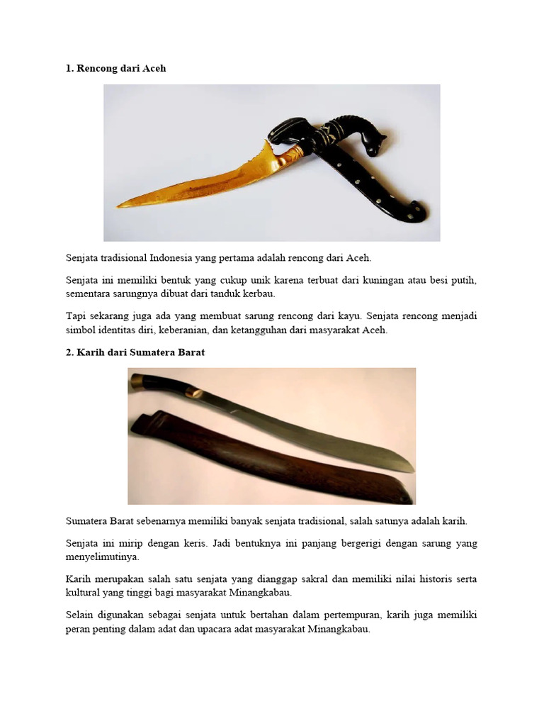 SENJATA | PDF | Griya & Taman