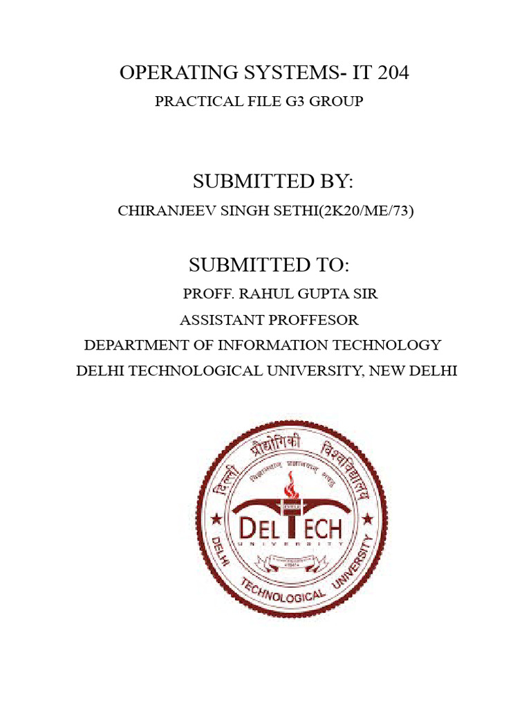 OPERATING SYSTEMS file | PDF