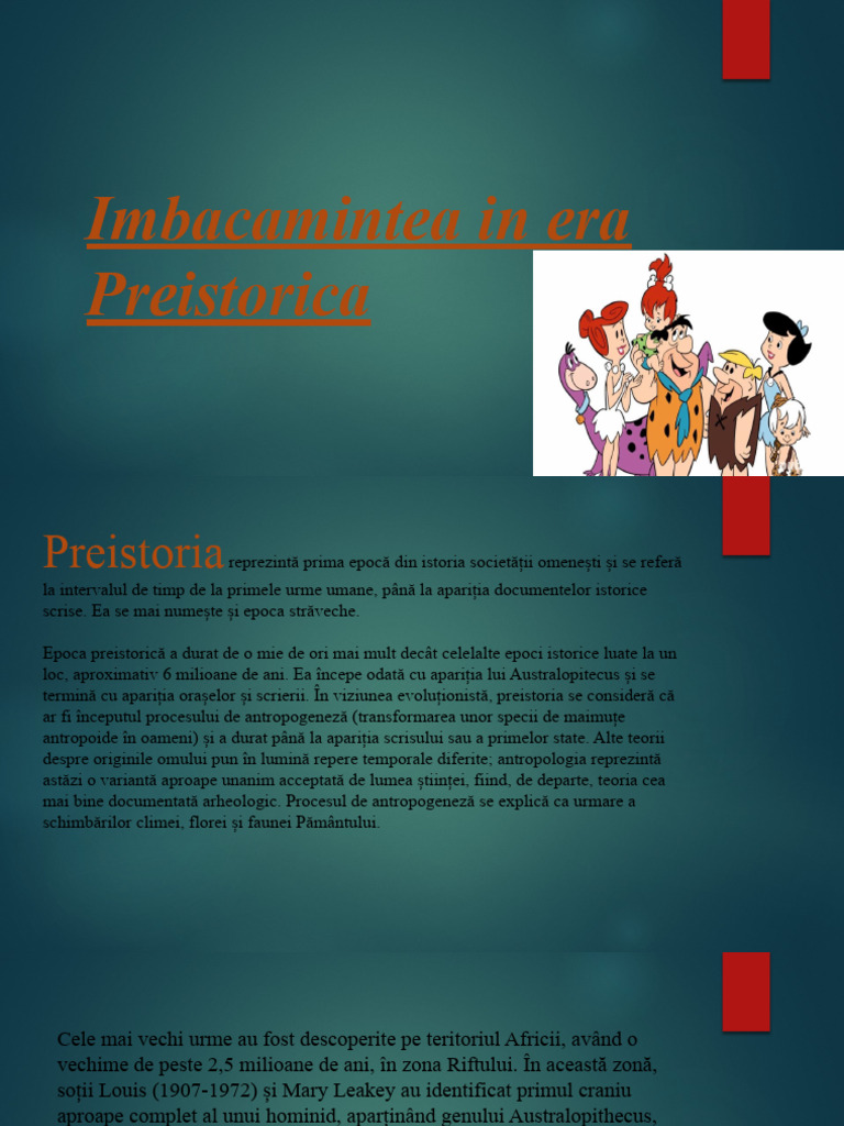 Îmbrăcămintea in Era Preistorica | PDF
