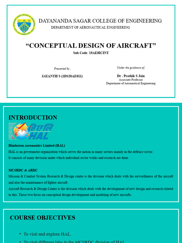 Conceptual Aircraft Design Overview | PDF
