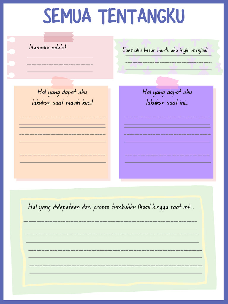 LKPD Pengenalan Diri | PDF