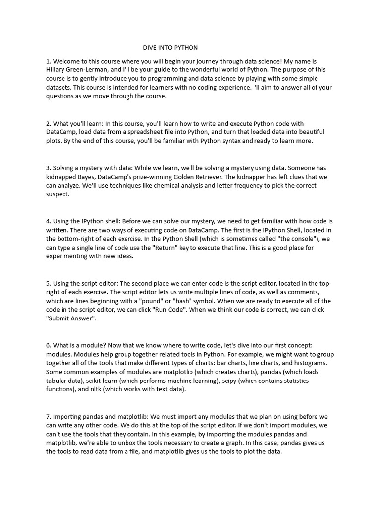 Dive Into Python | PDF | Parameter (Computer Programming) | Function (Mathematics)