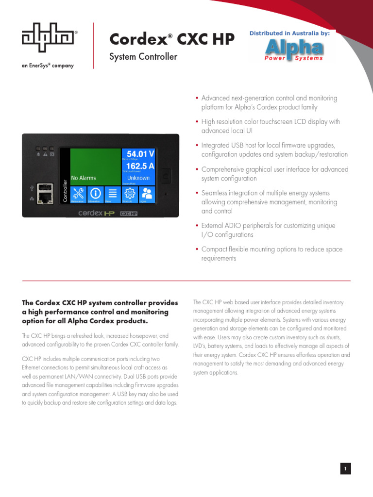 CordexCXCHP Controller | PDF | Graphical User Interfaces | Usb