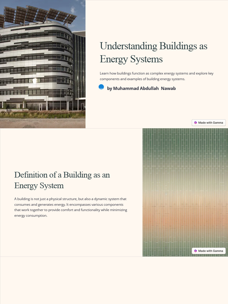 Understanding Buildings As Energy Systems | PDF | Efficient Energy Use ...