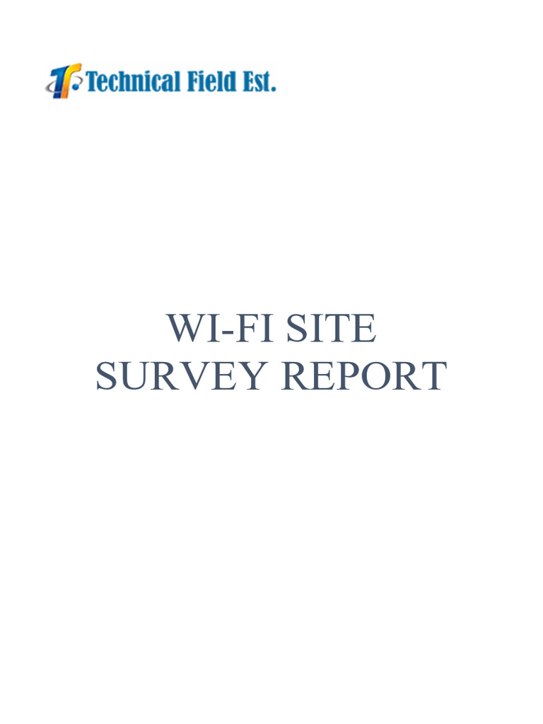 Wi-Fi Site Survey Report Summary | PDF