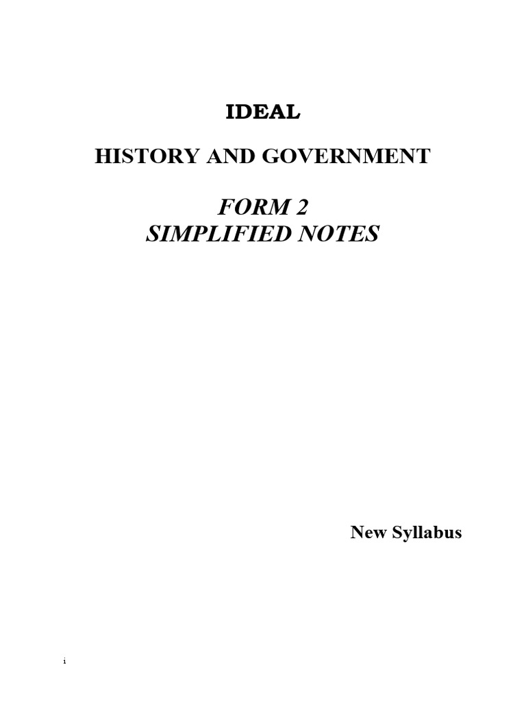 HISTORY-FORM-2-NOTES | PDF | Money | Atlantic Slave Trade