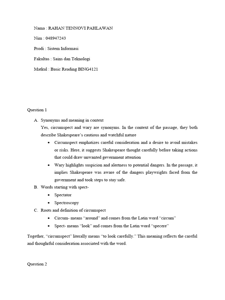 Tugas Tutorial 1 Basic Reading | PDF | Sound | Languages