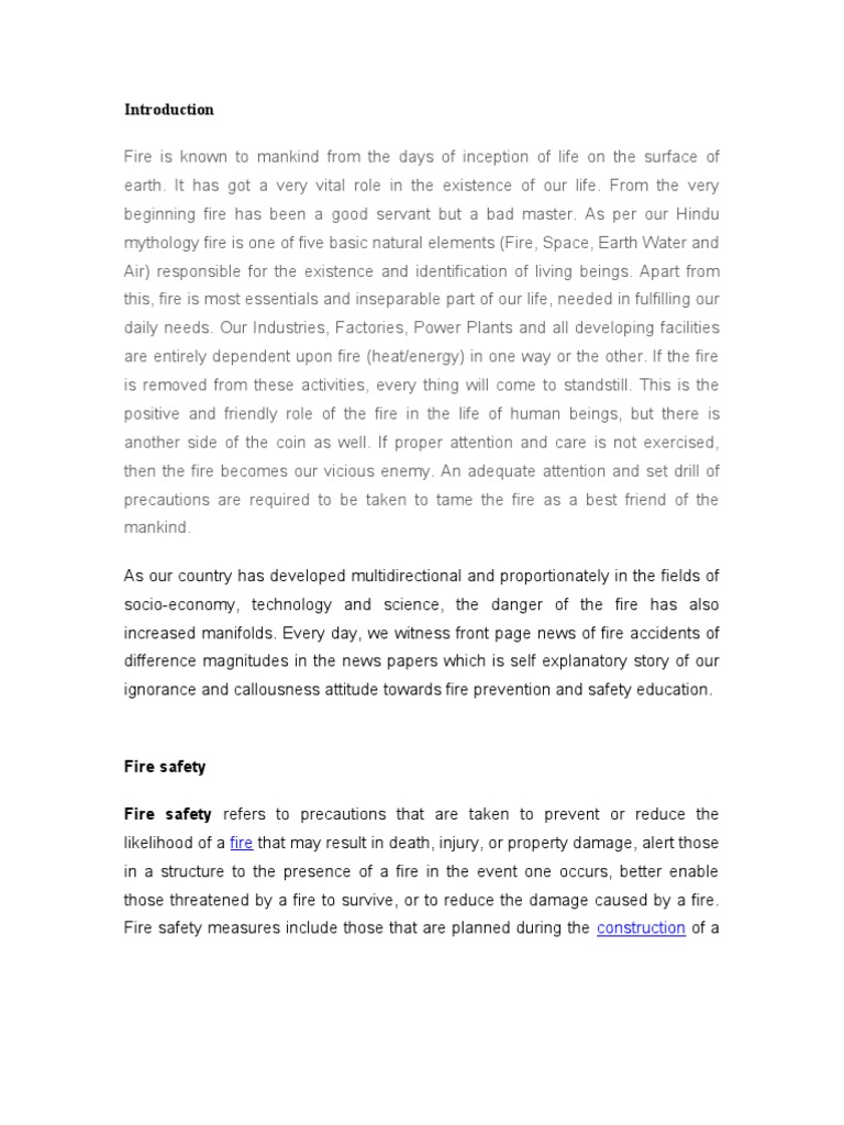 Fire Safety | PDF | Fire Safety | Safety