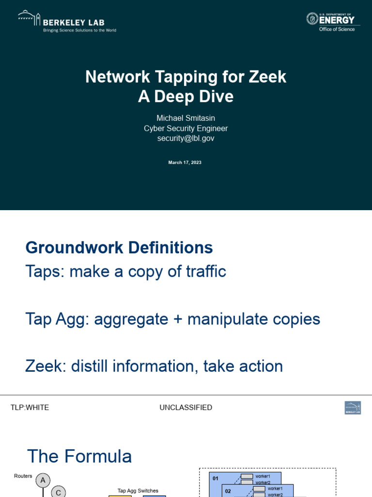 2023-03-17 - CybInfrEngr-Network-Tapping-for Zeek-Deep-Dive | PDF | Transmission Control ...