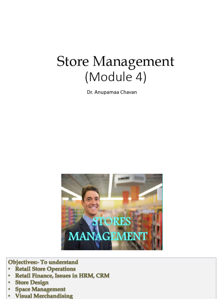 Store Management (Part 1) (1) | PDF | Retail | Shopping Mall