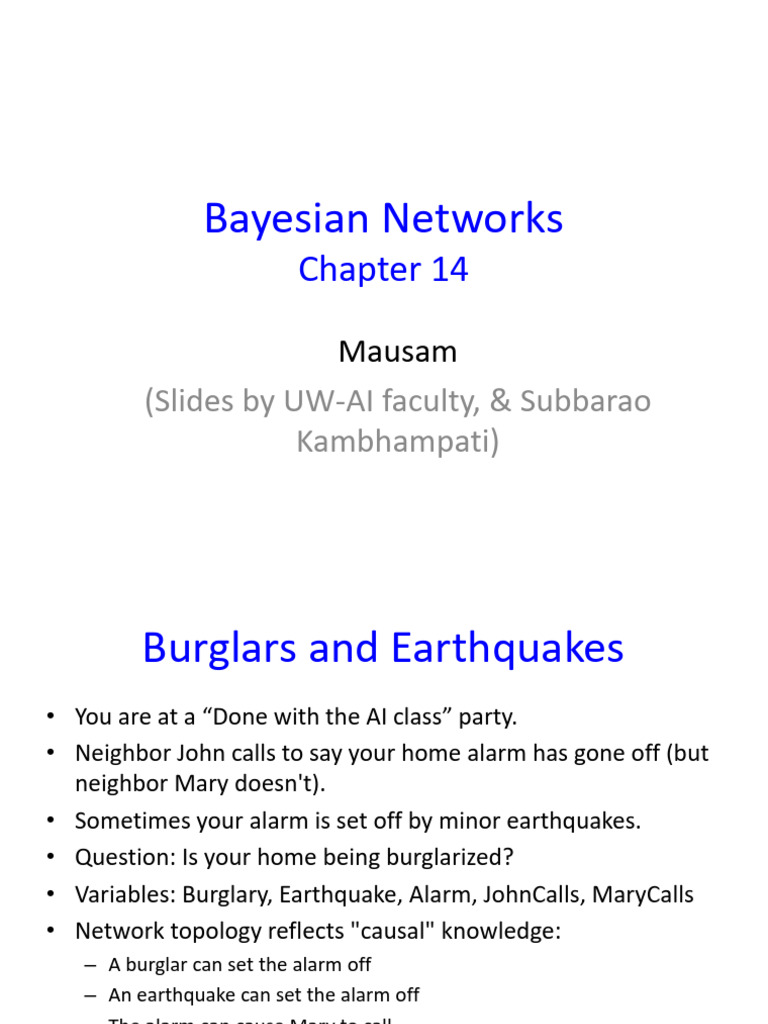 10 Bayesnets | PDF | Bayesian Network | Applied Mathematics