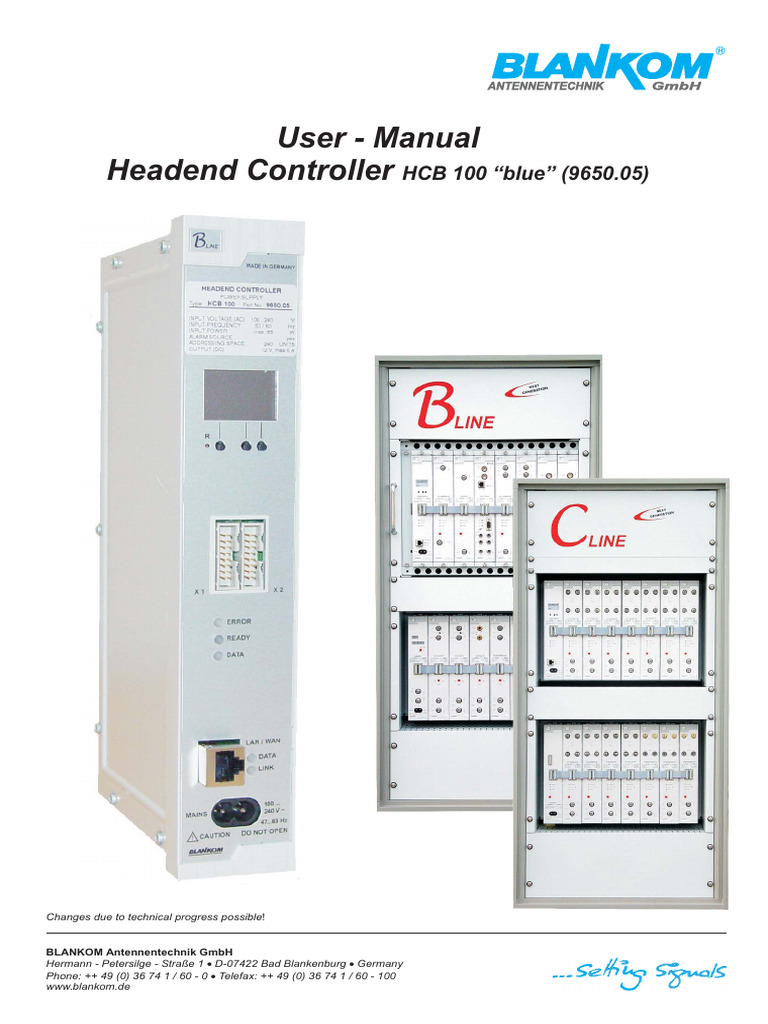 Blankom-HCB100-manual | Download Free PDF | Ip Address | Internet Protocols