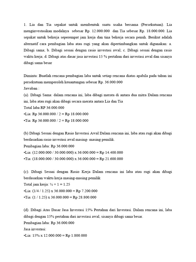 Jawaban Rubrik | PDF