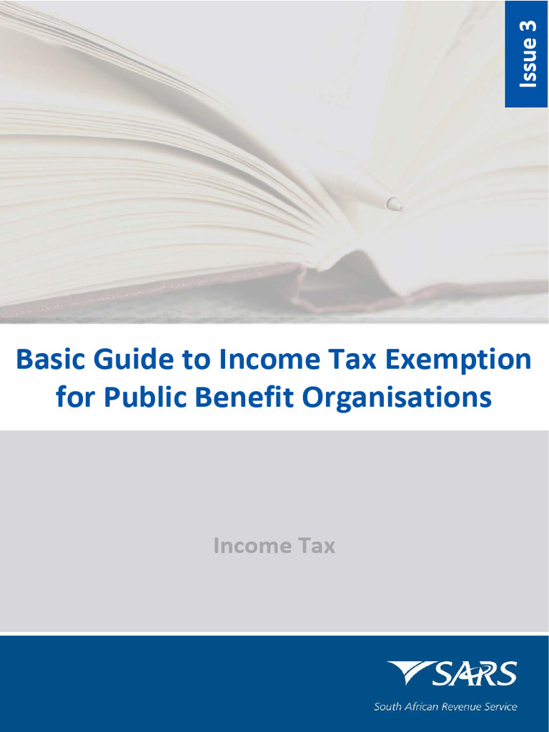 LAPD IT G16 Basic Guide To Income Tax For Public Benefit Organisations ...