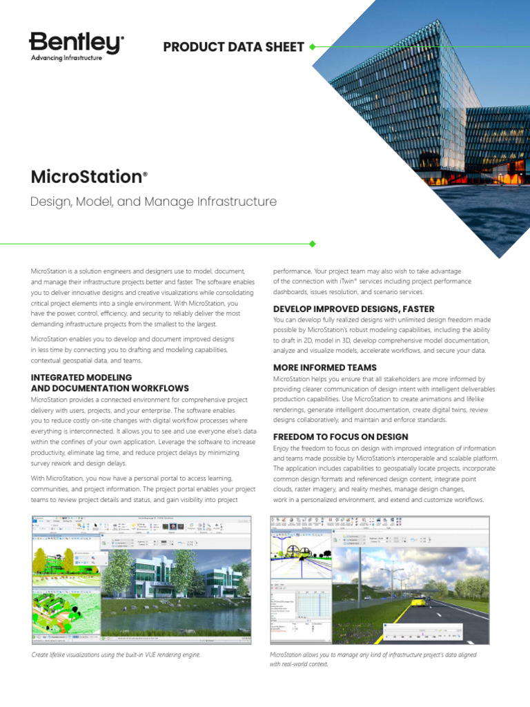 PDS MicroStation LTR EN LR | PDF | 3 D Computer Graphics | Software