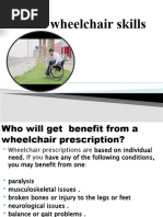 Wheelchair Skills Test for Caregivers | PDF | Wheelchair