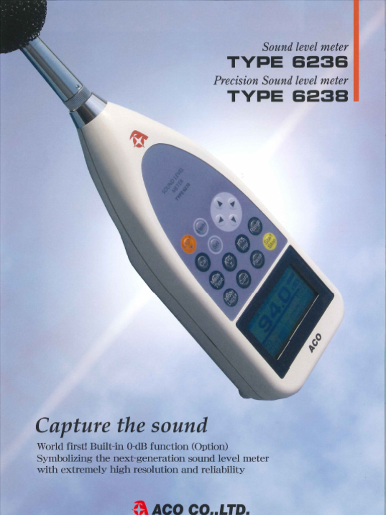 aco_sound_level_meter_6230_series | PDF
