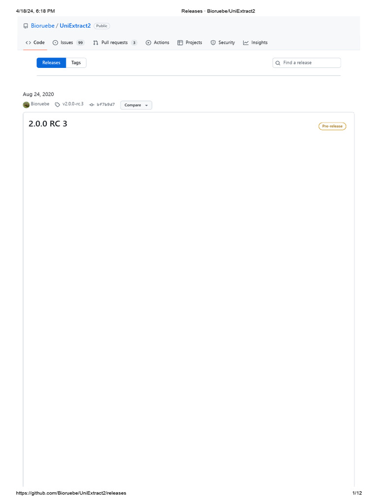 Releases Bioruebe - UniExtract2 | PDF | Computer File | Command Line Interface