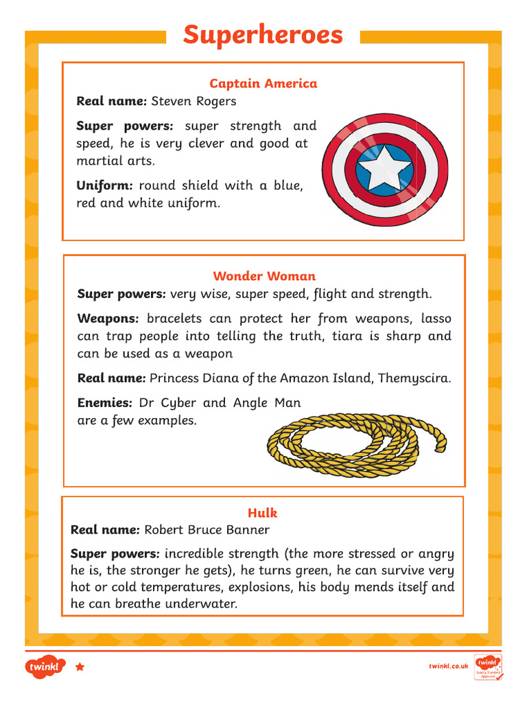 PO T L 51973 Superheroes Differentiated Reading Comprehension | PDF