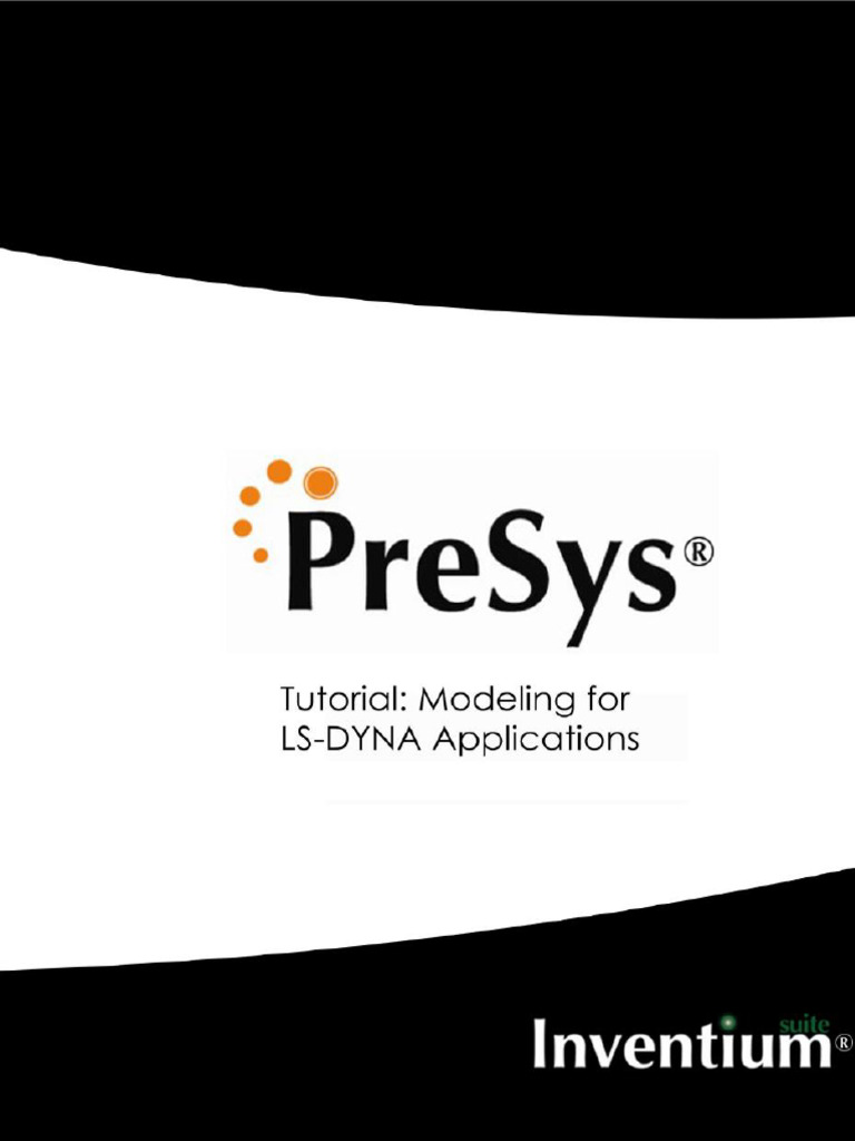 PreSys-LS-DYNA Modeling tutorial-EN | PDF | Icon (Computing) | Window (Computing)