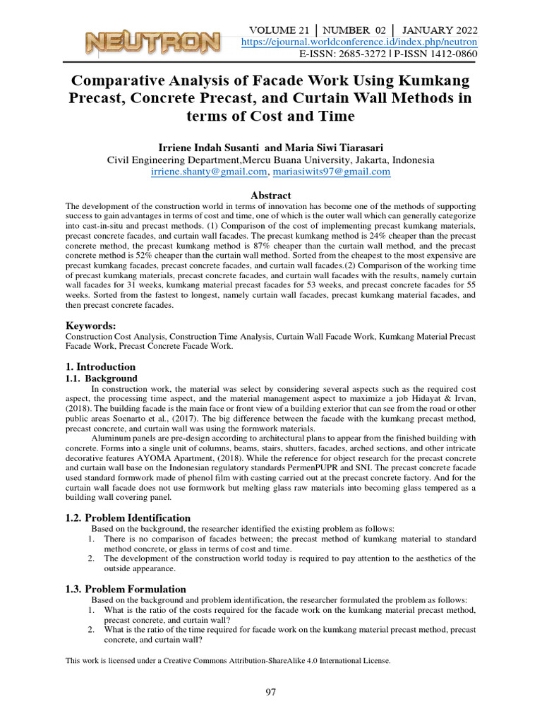 140-Article Comparative Analysis of Facade Work Using Kumkang Precast ...