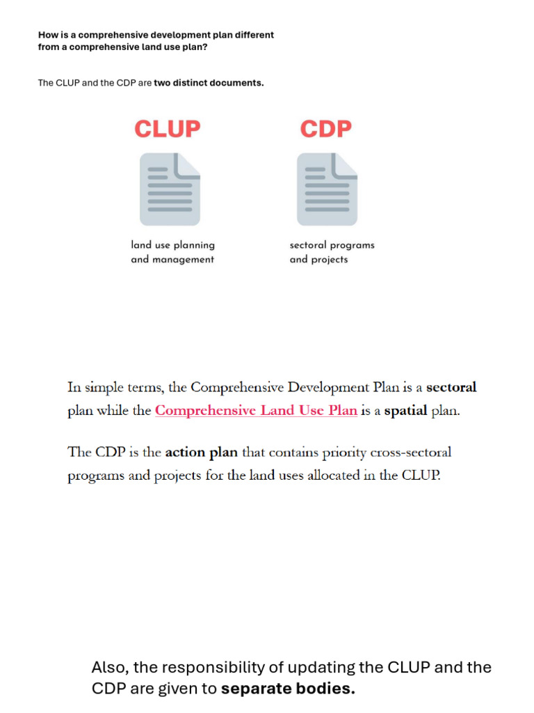 CLUP versus CDP | PDF | Economies